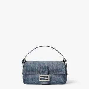 Fendi Baguette® 26424 Light Blue Denim Bag